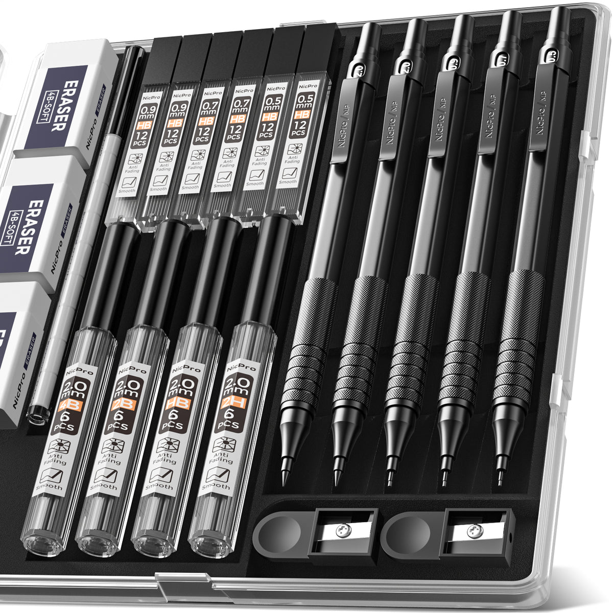 Metal Mechanical Pencil Set