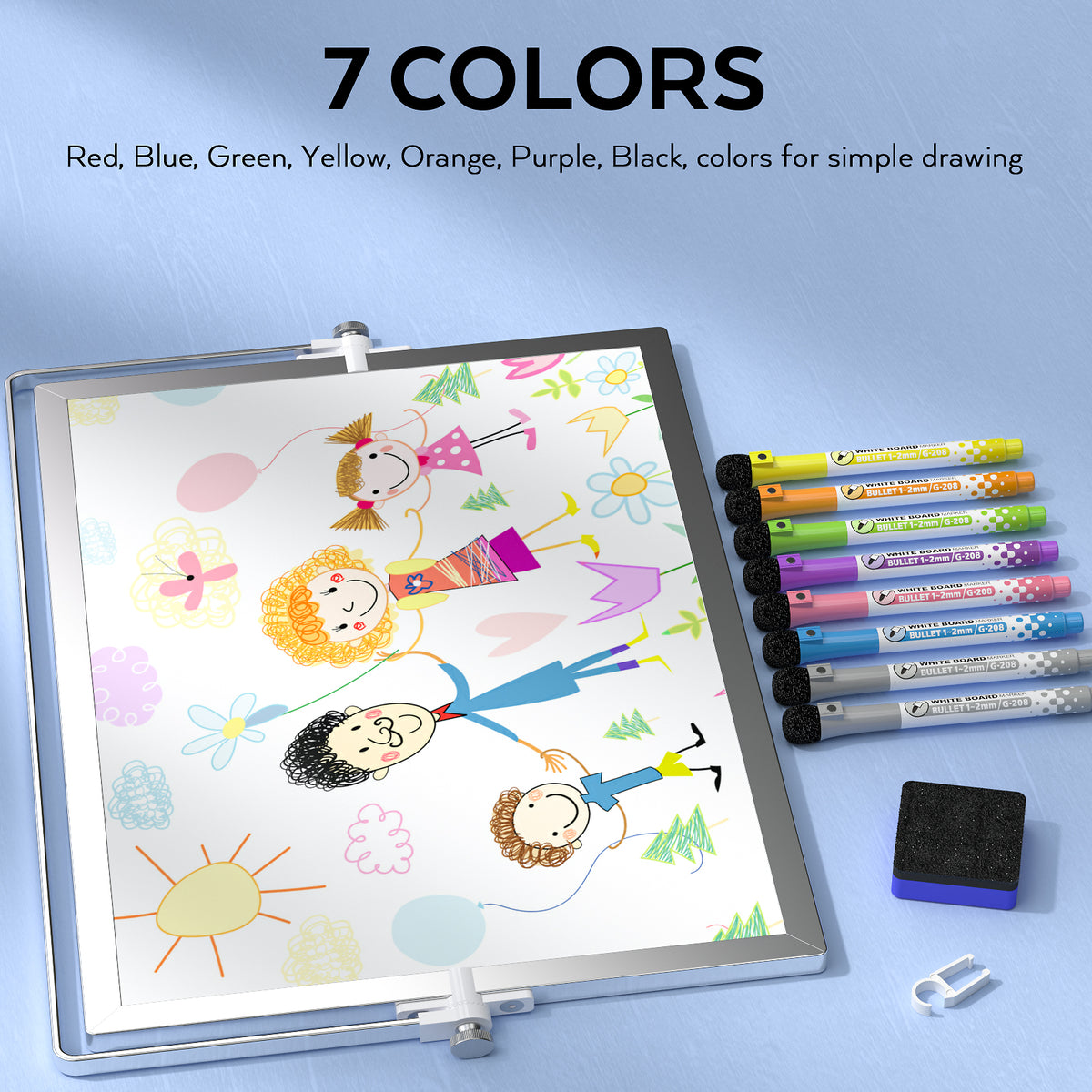 Nicpro Dry Erase Whiteboard, 12 x 16 inch Double Sided Large Magnetic